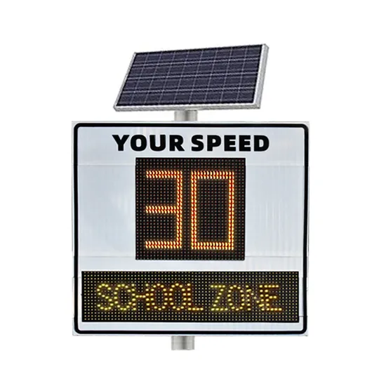 Customized LED Square Road Display Aluminum Speed Traffic Warning Sign ...